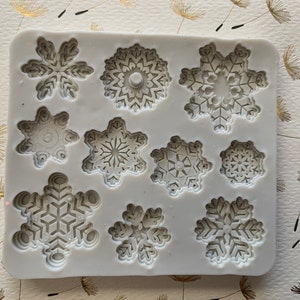 Snowflake Silicone Mold 3D Petite - Etsy