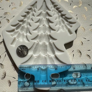 Evergreen Christmas Tree Silicone Mold 3D 5.25”tall 2.6”wide 3.3”tall 1 ...