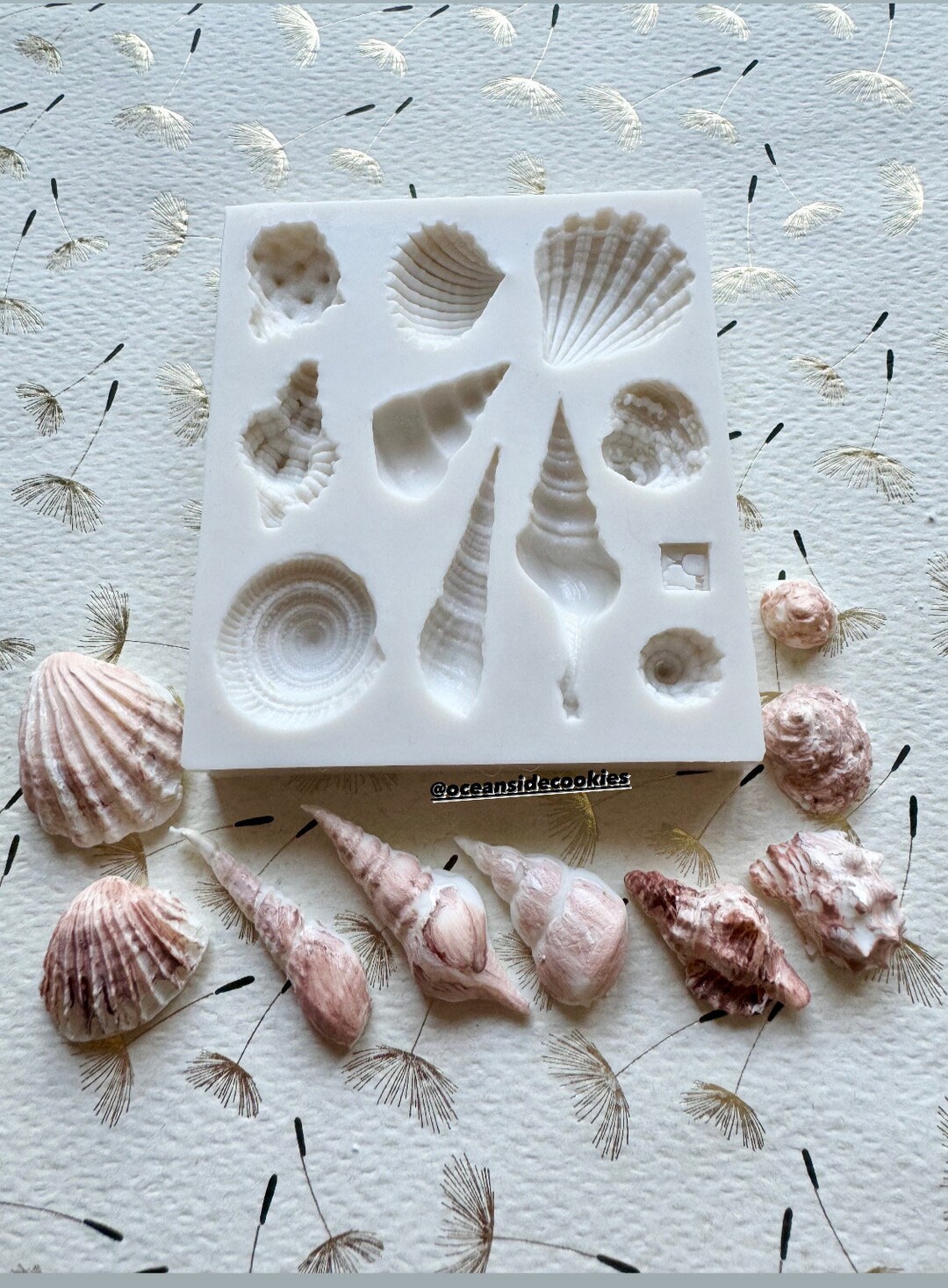 Sea Shells Silicone Mold Petite - Etsy