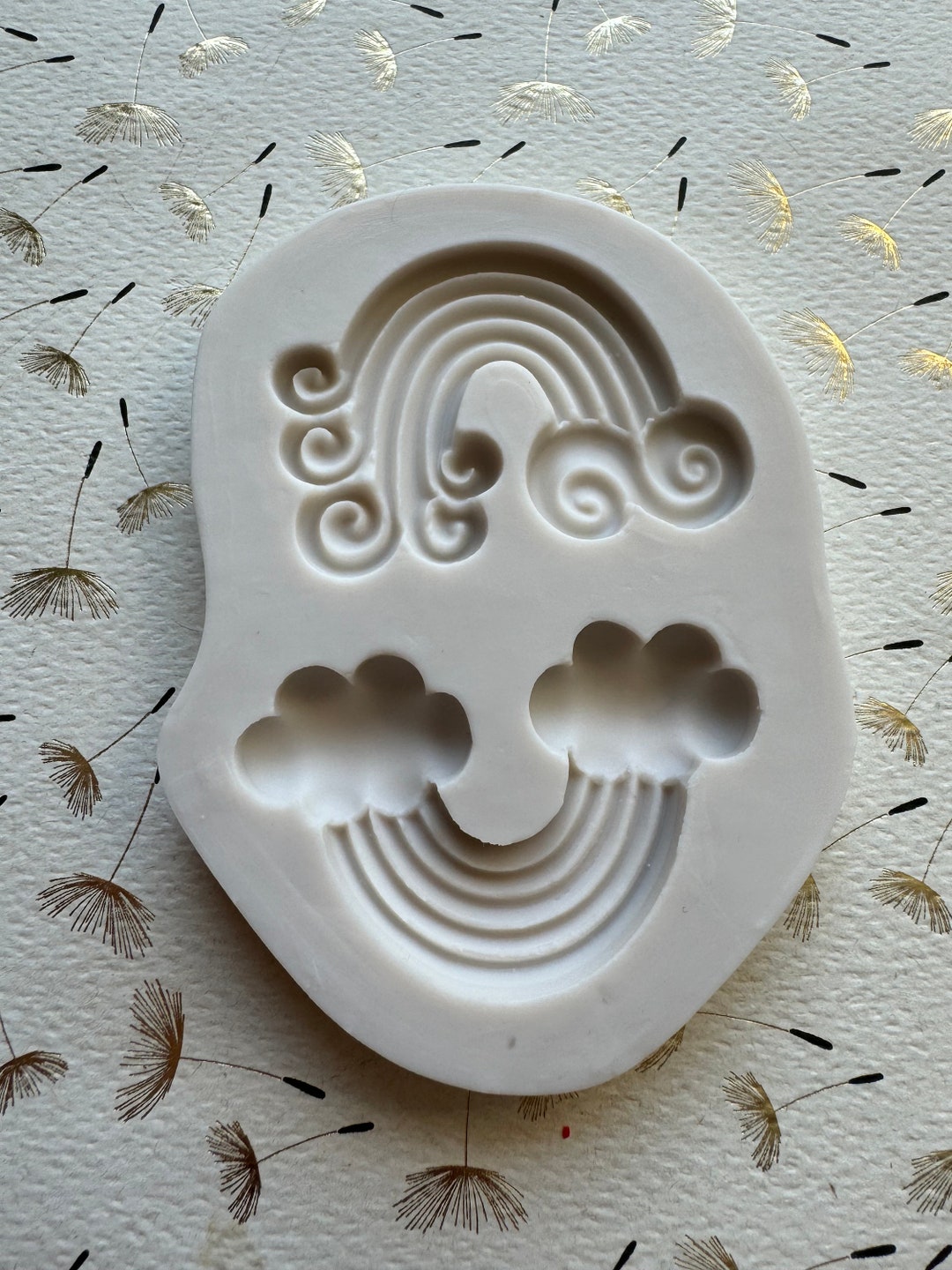 Rainbows and Clouds Silicone Mold 2”wide 1.25”tall .4”depth - Etsy