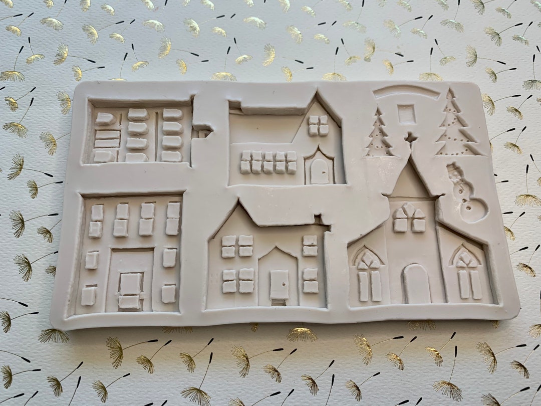 Village Silicone Mold 3D Extra Large - Etsy