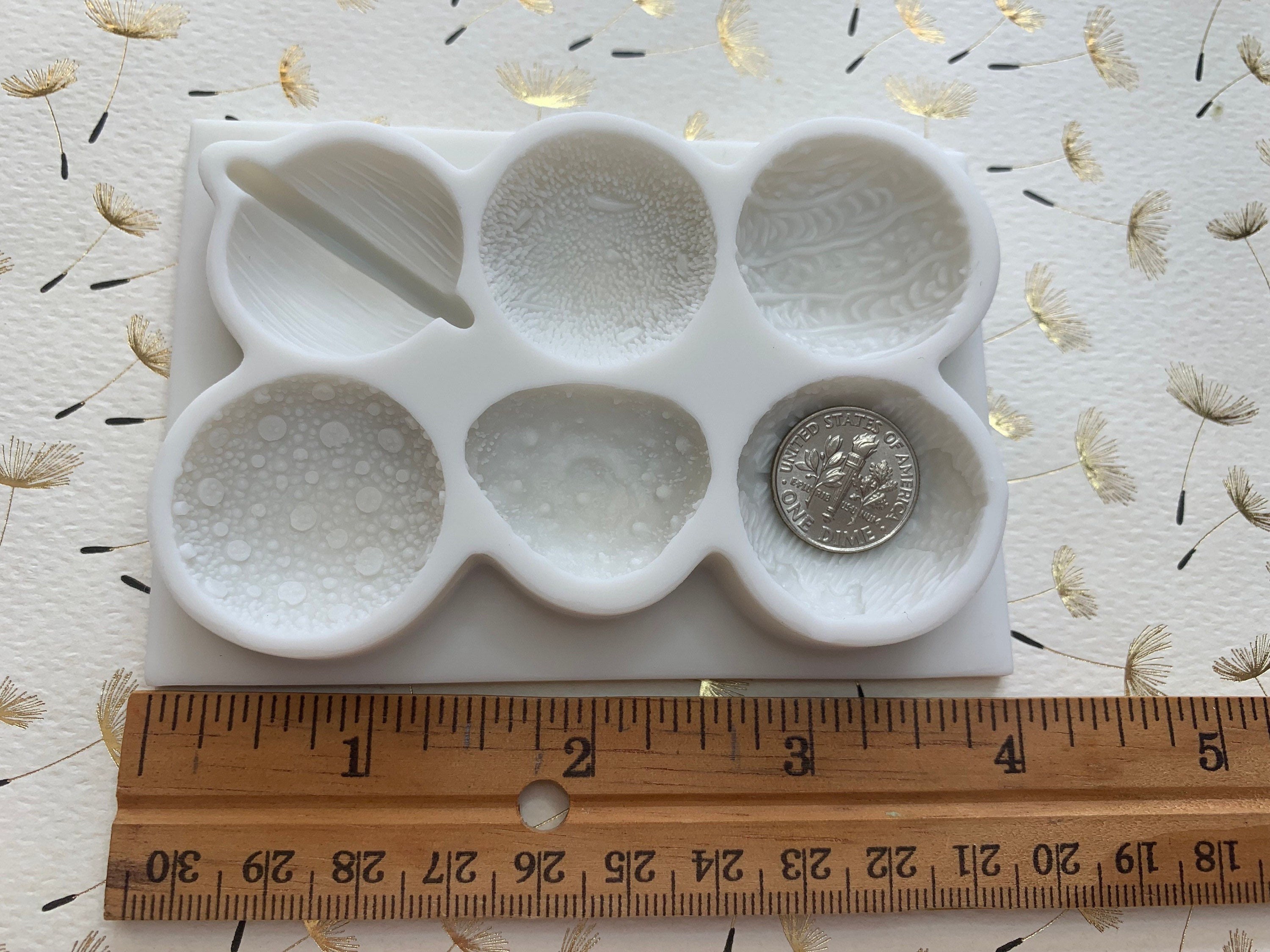 Planets Space Silicone Mold 3D 6 Cavities 1.1 Tall 1.25wide - Etsy