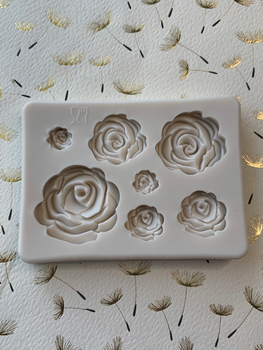 Rose Silicone Mold - Etsy