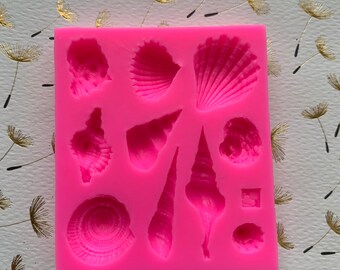Sea Shells Silicone Mold 3D | Etsy