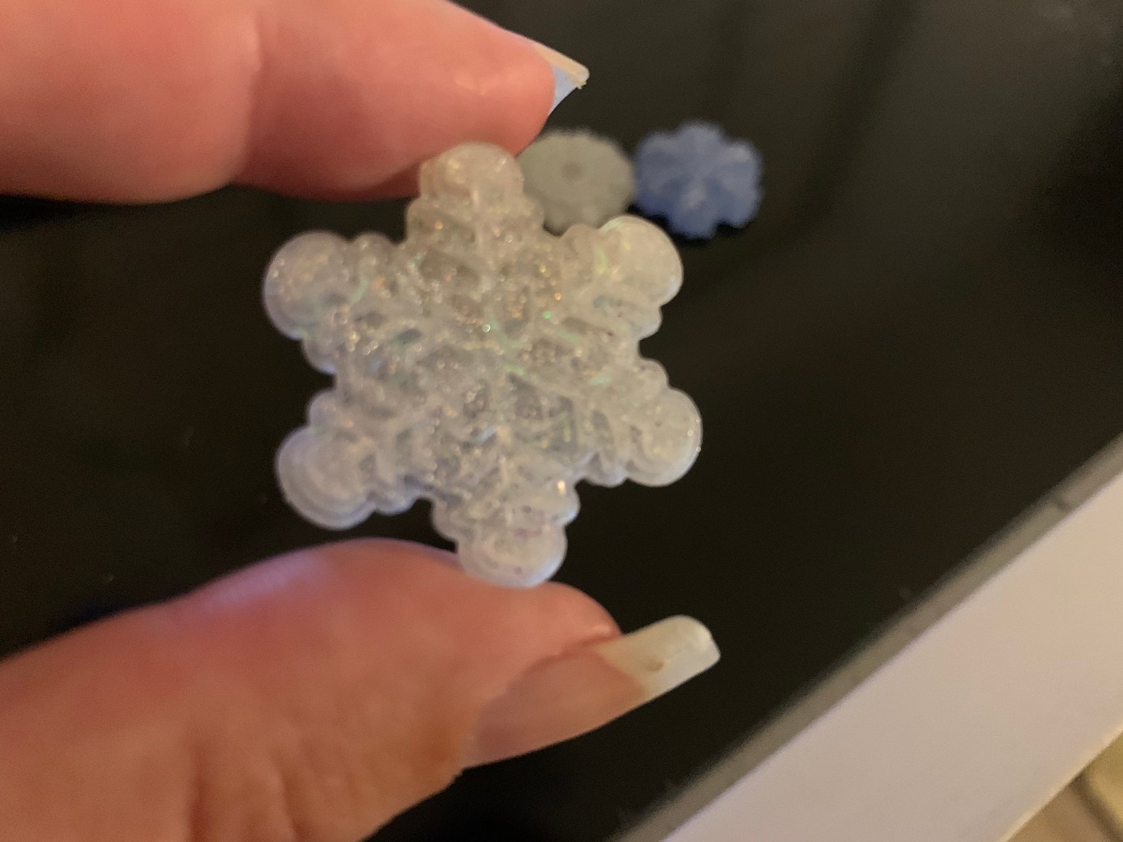 Snowflake Silicone Mold 3D Petite | Etsy