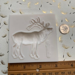 Reindeer Buck Silicone Mold 3D 2.75” Wide 2.7”tall .3”depth - Etsy