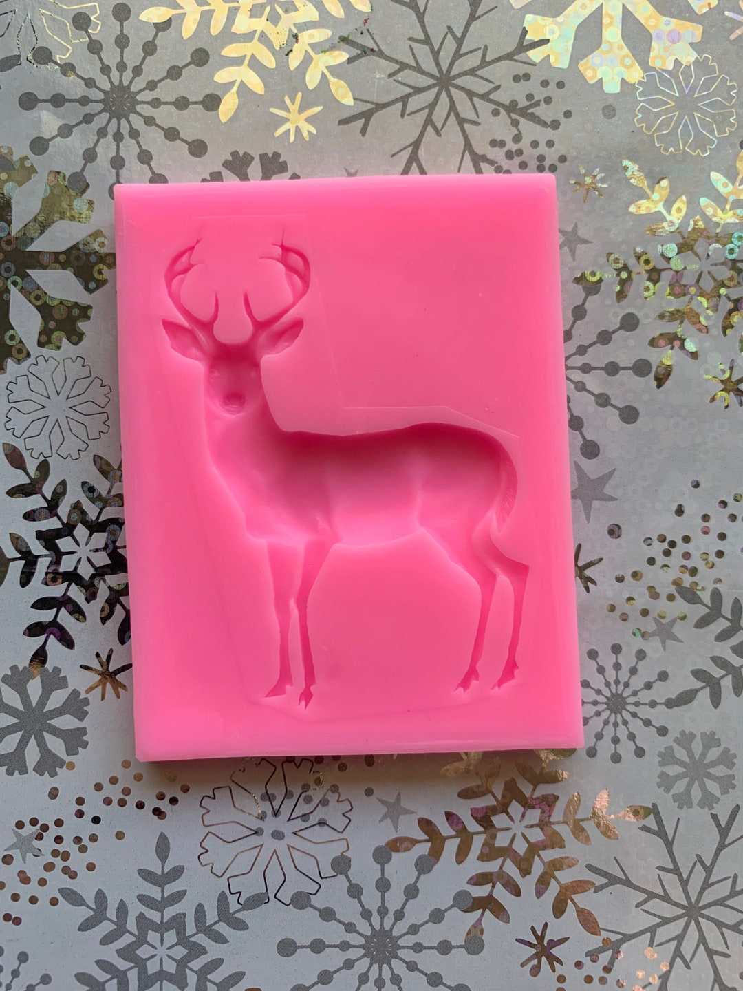 Reindeer Silicone Mold 3D - Etsy