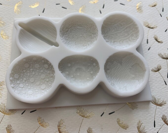 Planets Space Silicone Mold 3D 6 Cavities 1.1” Tall 1.25wide .6”depth ...