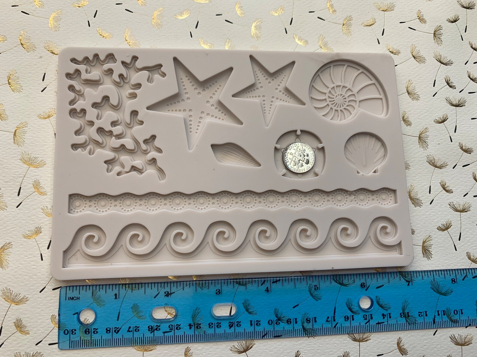 Ocean Themed Silicone Mold 3D Coral/shells/starfish - Etsy