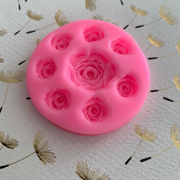 3d Rose Silicone Rose Cake Mold - Etsy