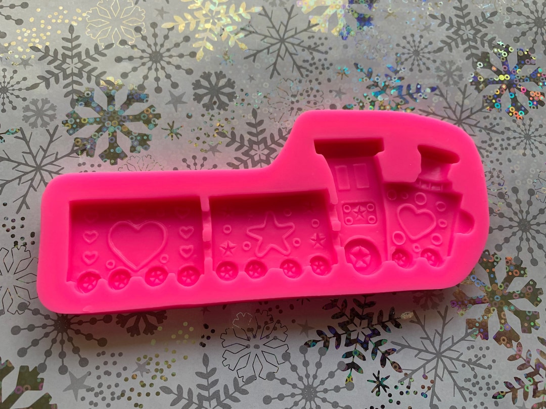 Train Silicone Mold 3D 4.9”L 1.75”W .4”D - Etsy