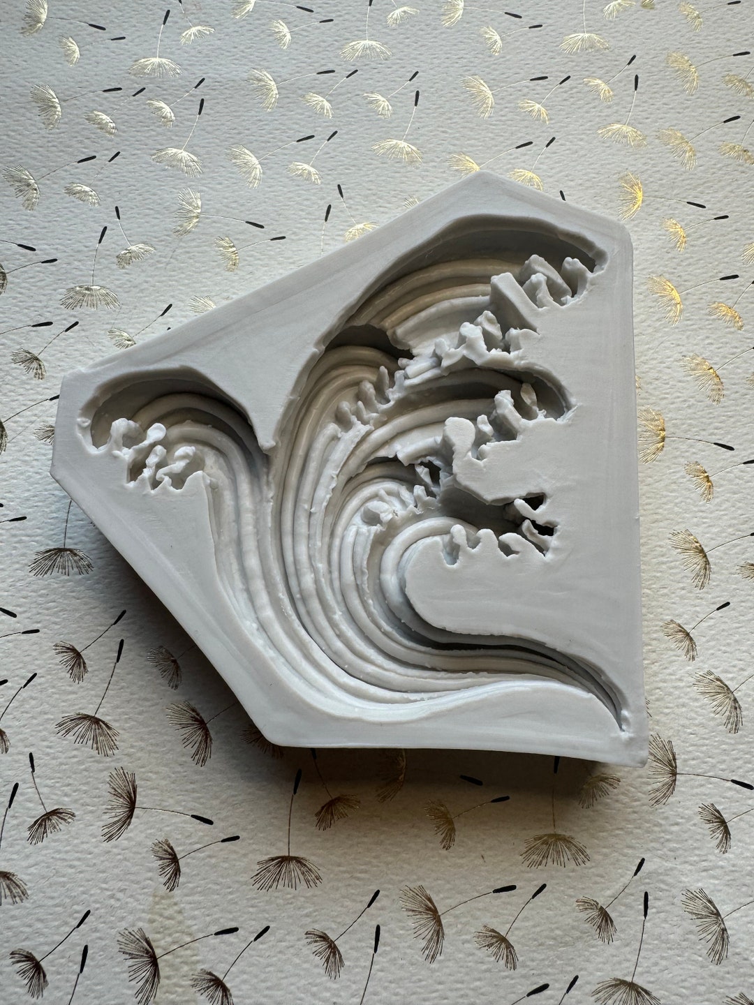 Ocean Waves Silicone Mold 4”tall 4.75”wide 1”depth - Etsy