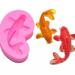 Koi Fish Silicone Mold 3D 2.25”long - Etsy