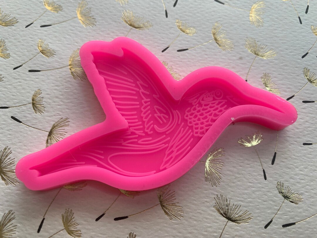 Hummingbird Silicone Mold 1.75” Tall 3.25 Wide .25” Depth - Etsy