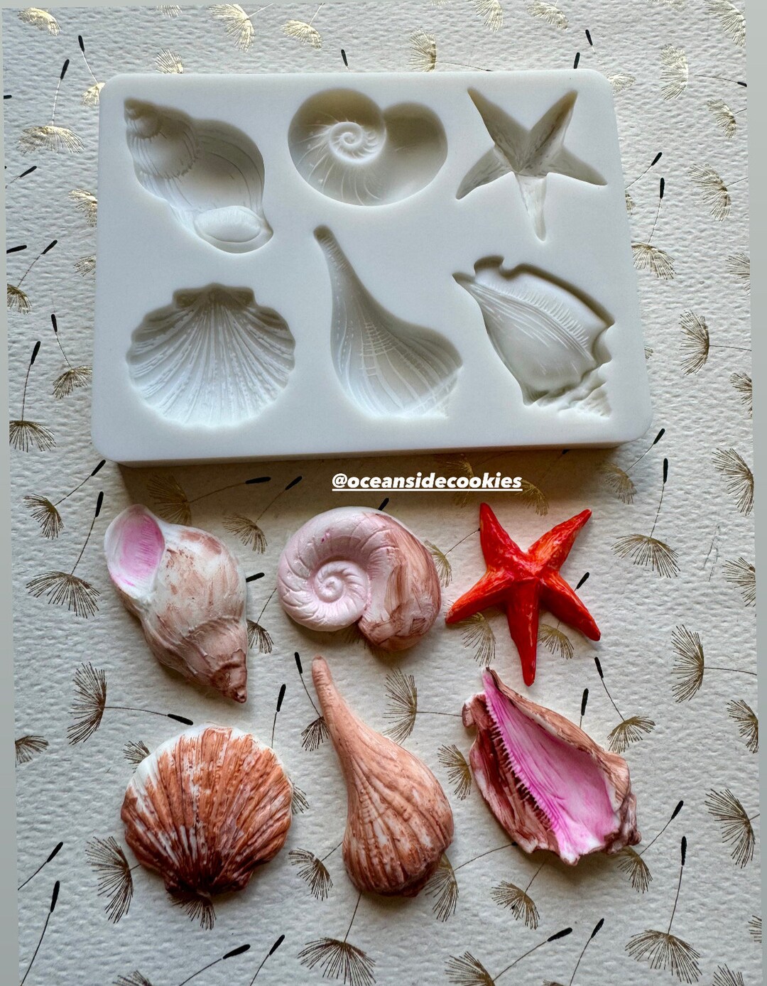 Sea Shells Silicone Mold 11.5.3depth - Etsy