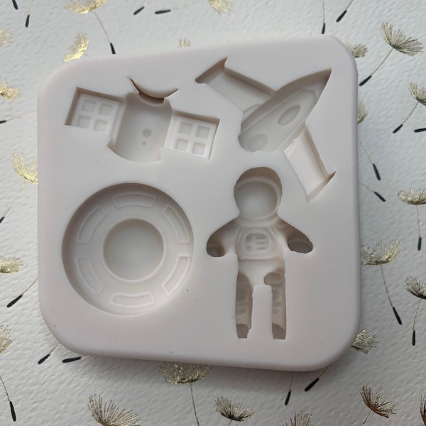 Astronaut Silicone Mold - Etsy