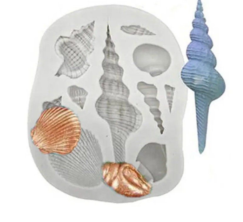 Sea Shells Silicone Mold 3D - Etsy