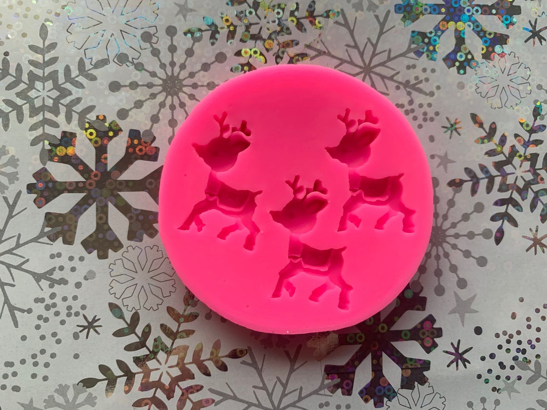 Reindeer Silicone Mold 3D Petite - Etsy