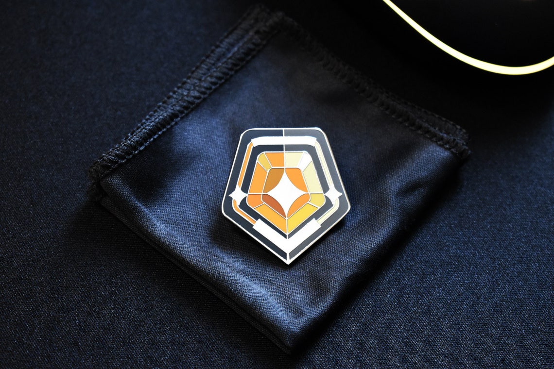 Gold Enamel Pin Valorant - Etsy