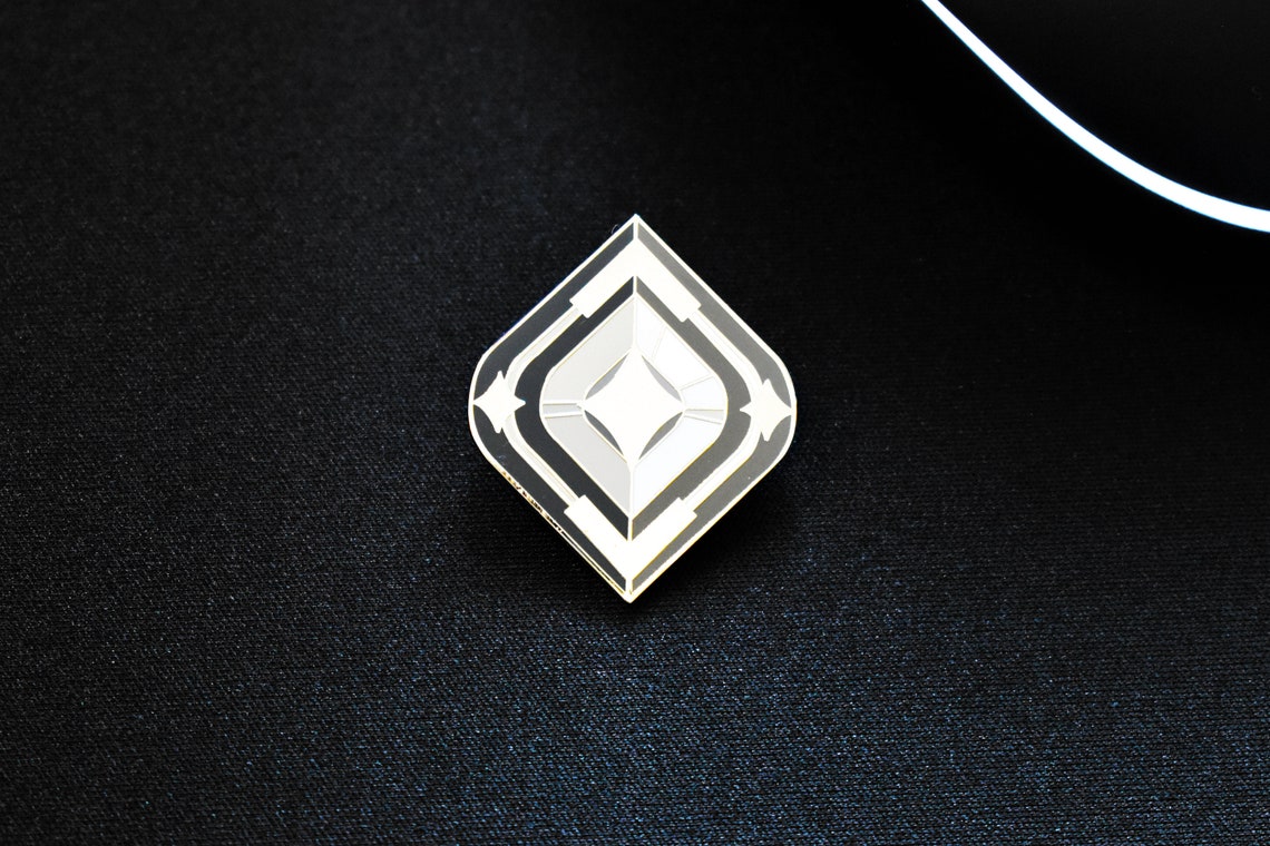 Silver Enamel Pin Valorant | Etsy