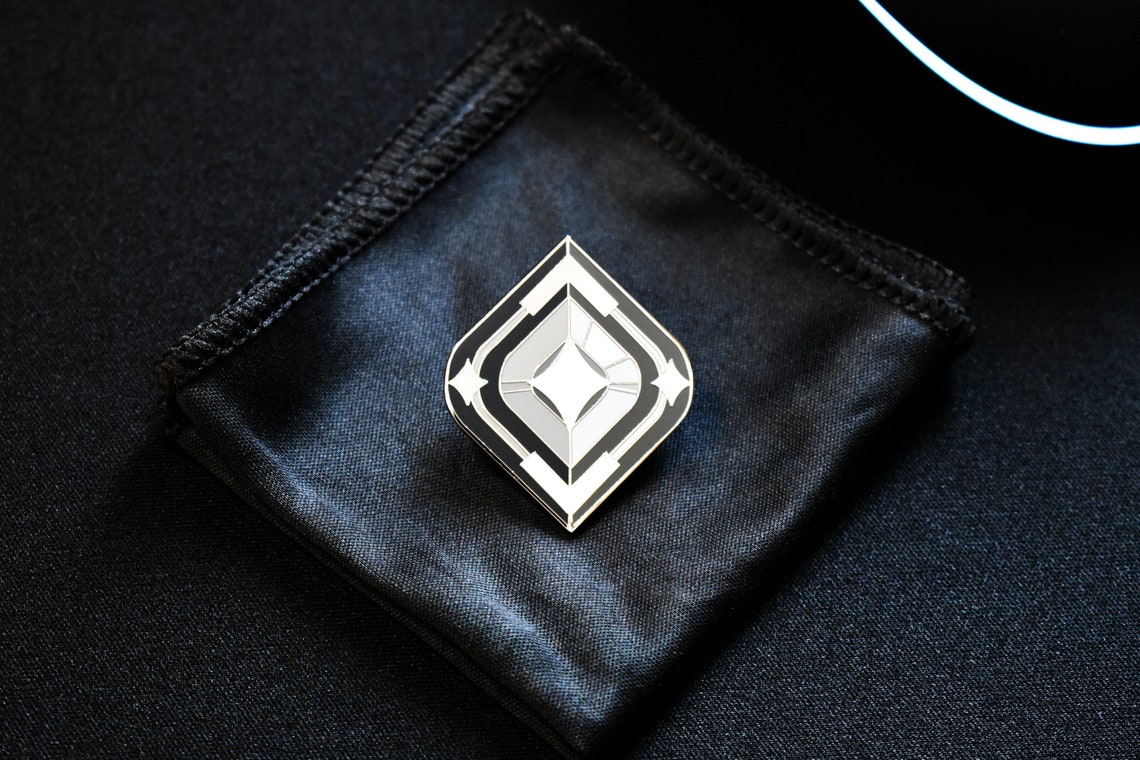 Silver Enamel Pin Valorant - Etsy