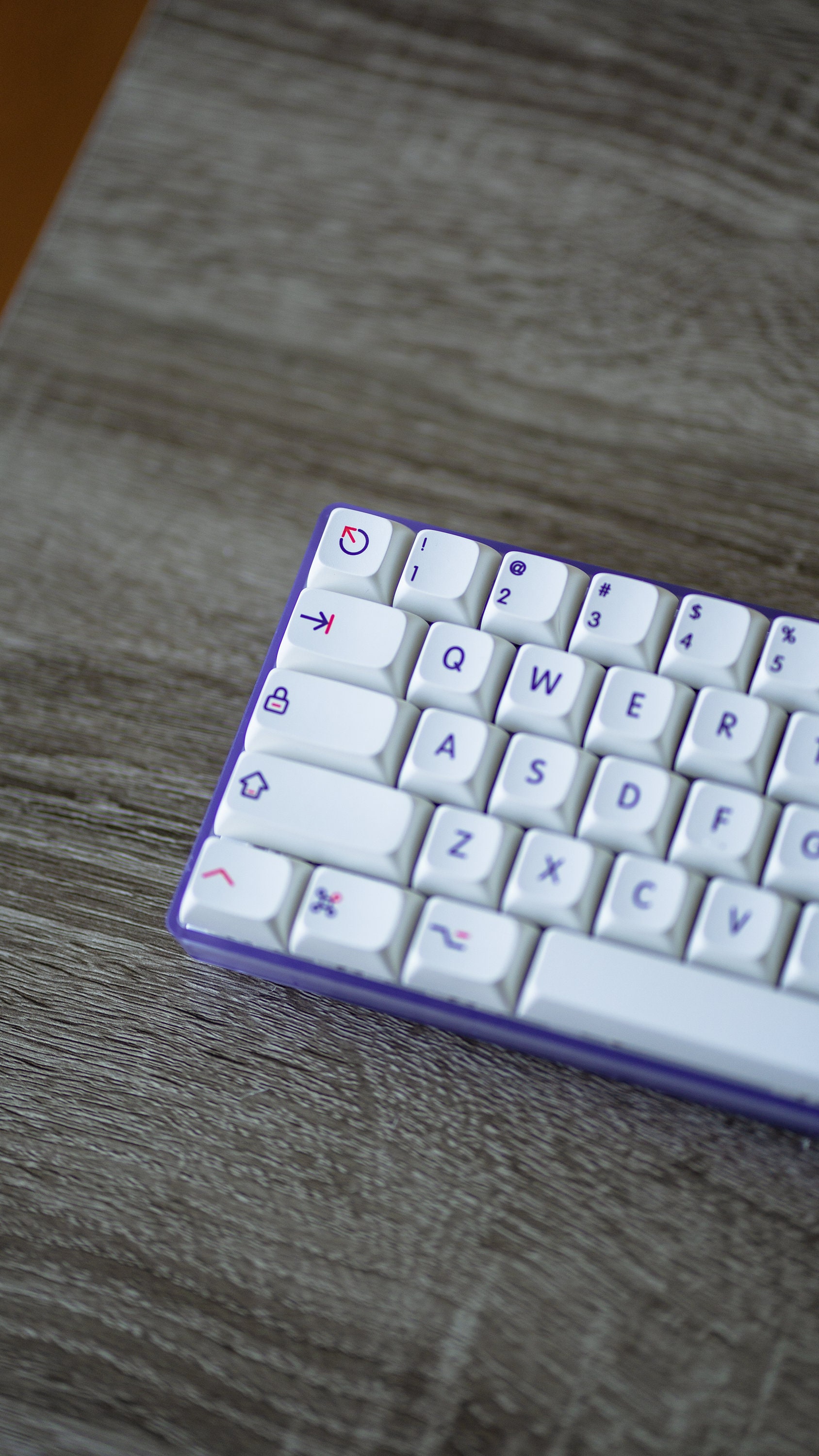 Purple 65% Custom Mechanical Keyboard - Etsy