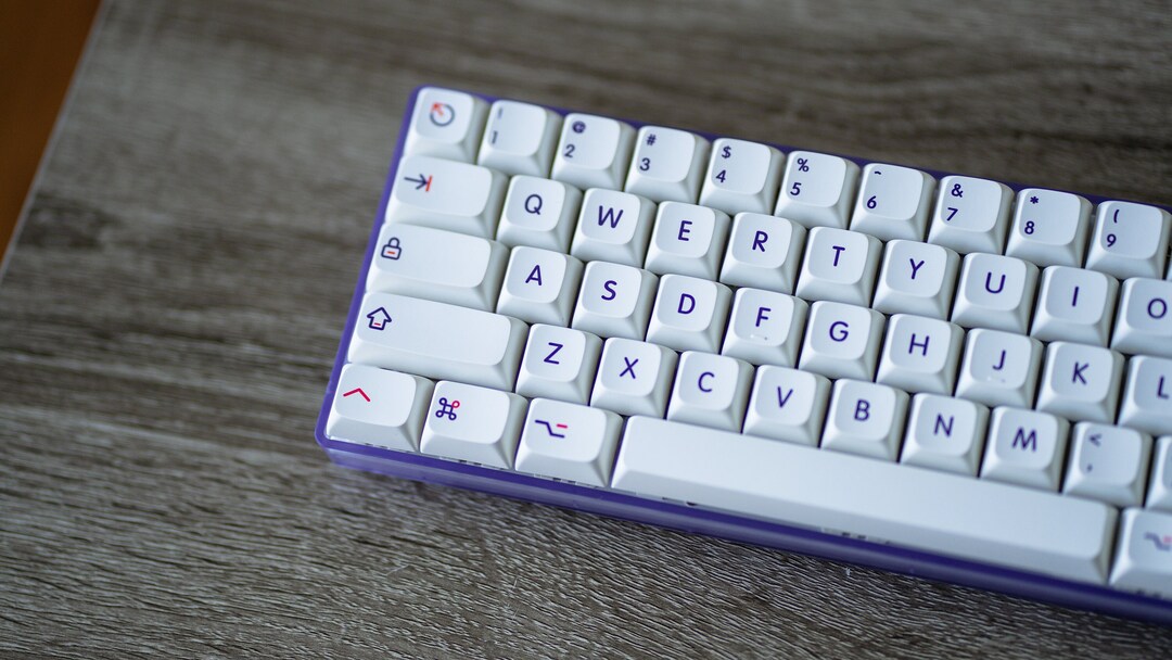 Purple 65% Custom Mechanical Keyboard - Etsy