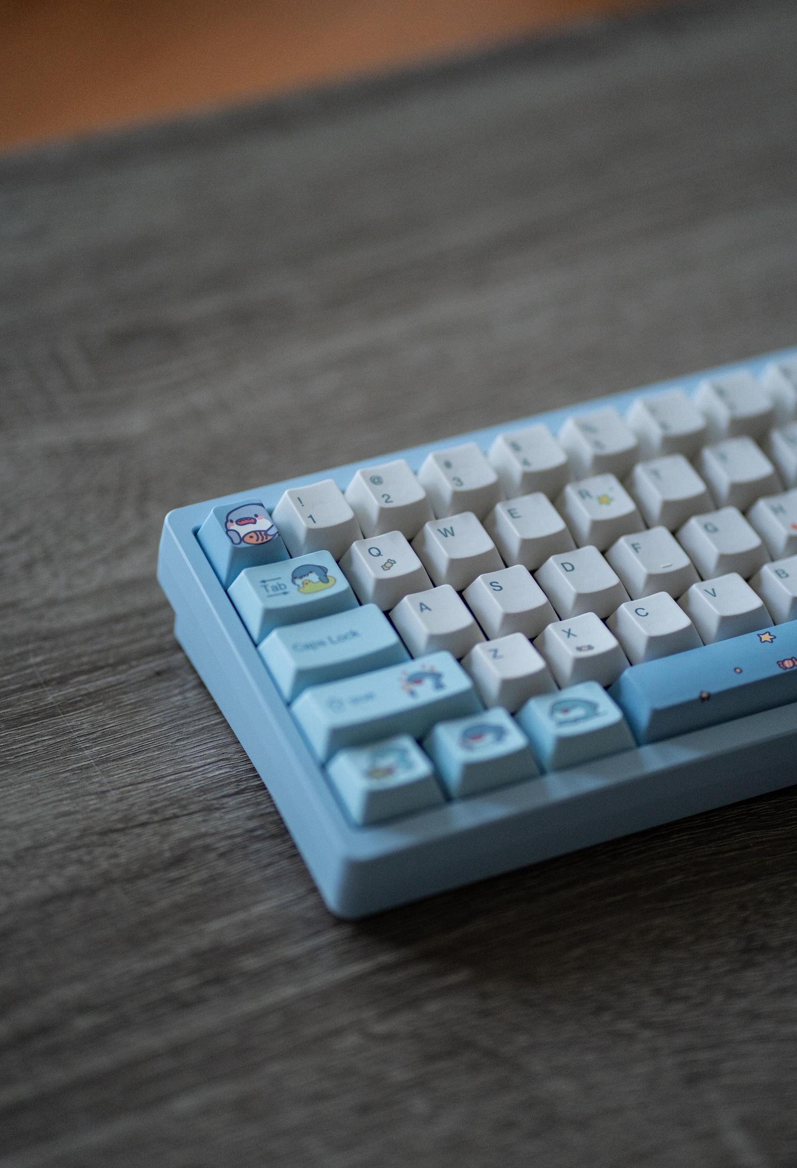 Baby Shark Custom Aluminum Mechanical Keyboard | Oil King Switches - Etsy