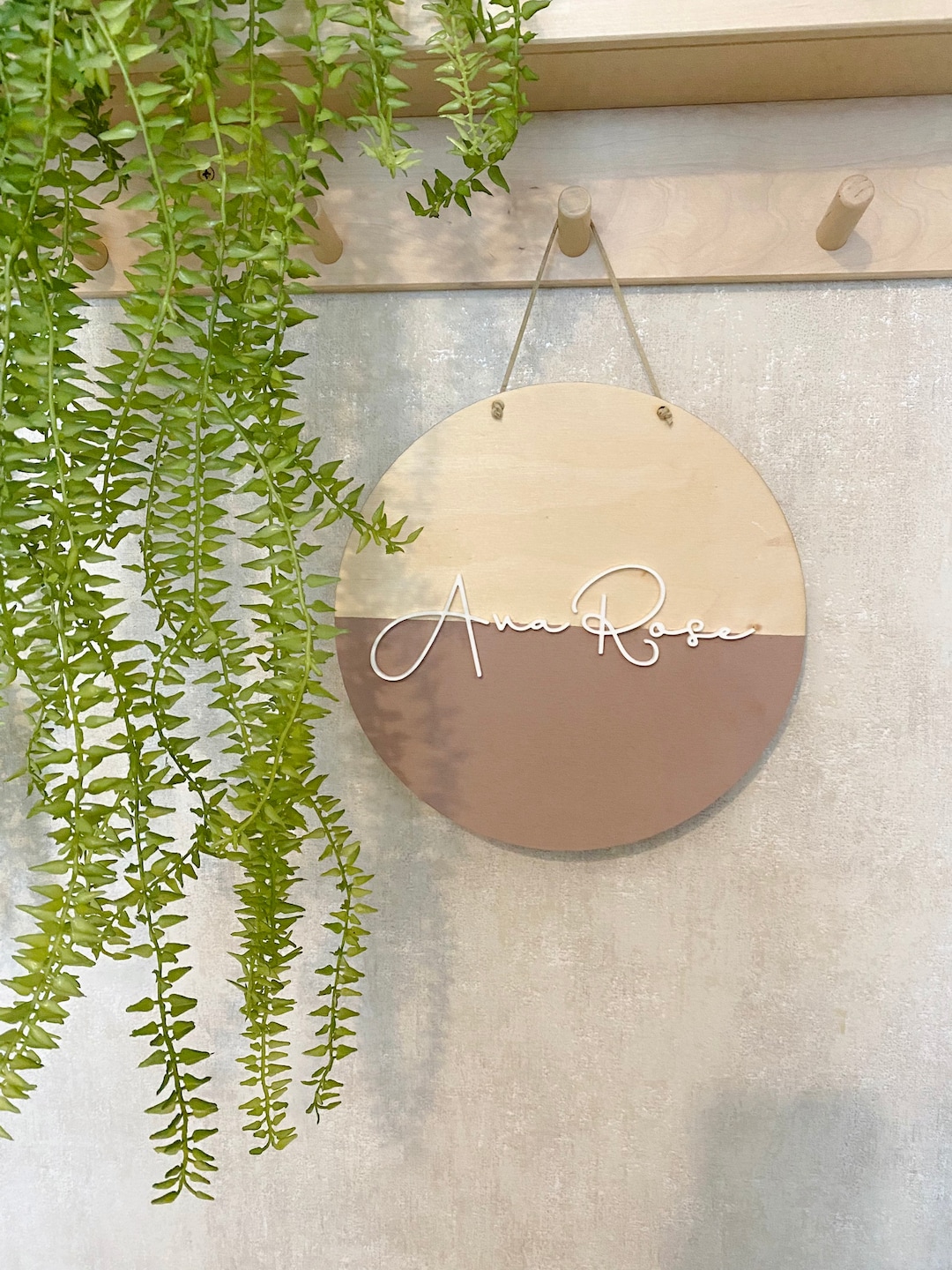 Personalised Name Plaques/ Wall Art/ Wooden Name Sign/ Nursery Decor ...