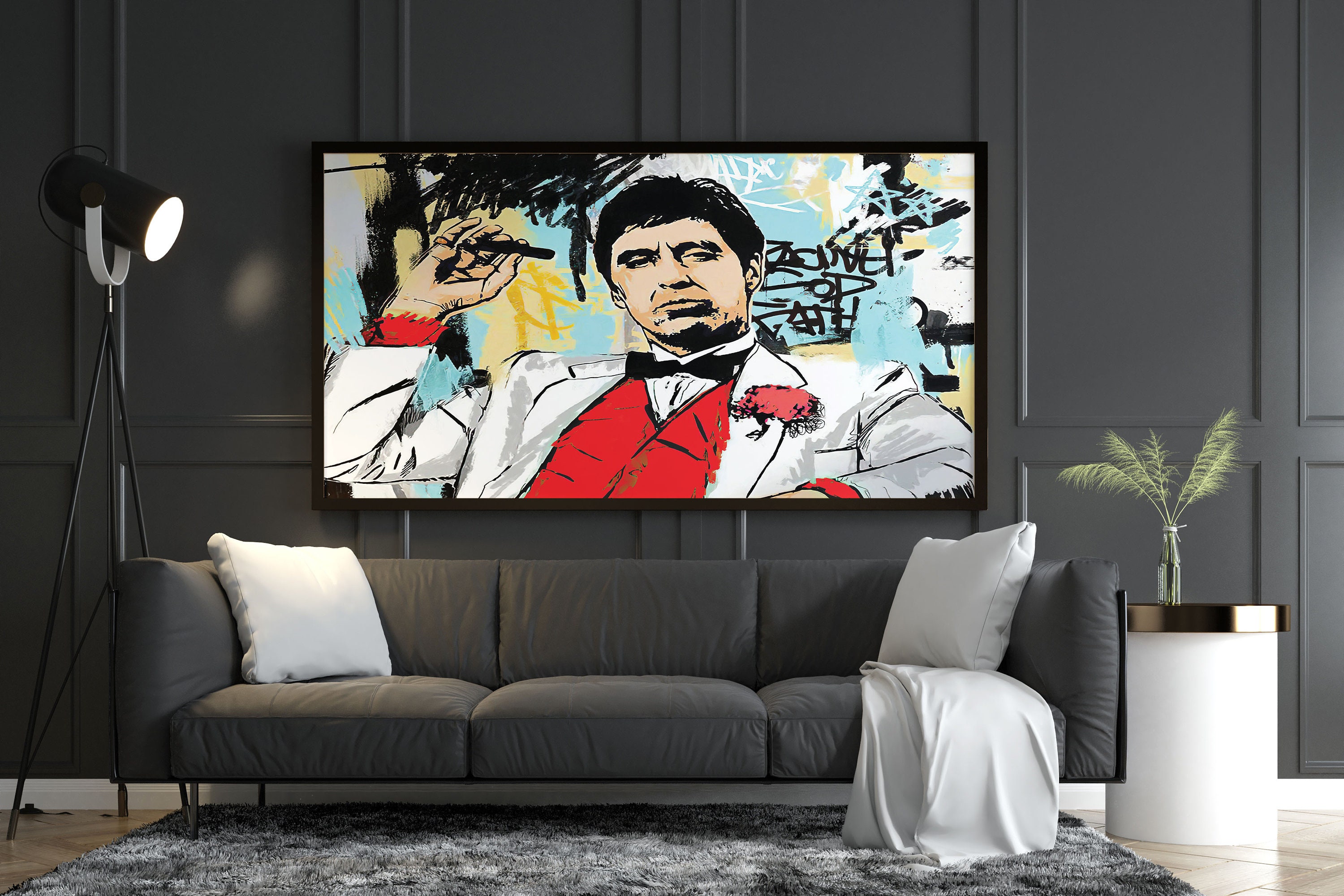 DOWNLOAD JPEG File Scarface , Wall Art, Movies Art, Graffiti Art. Décor ...