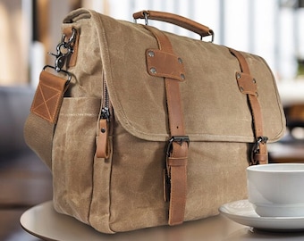 Canvas Satchel Bag - Etsy