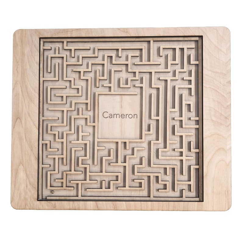 Wooden Maze Puzzle Wood Game Wooden Toy Puzzle Maze Boy Gift, Kid Gifts ...