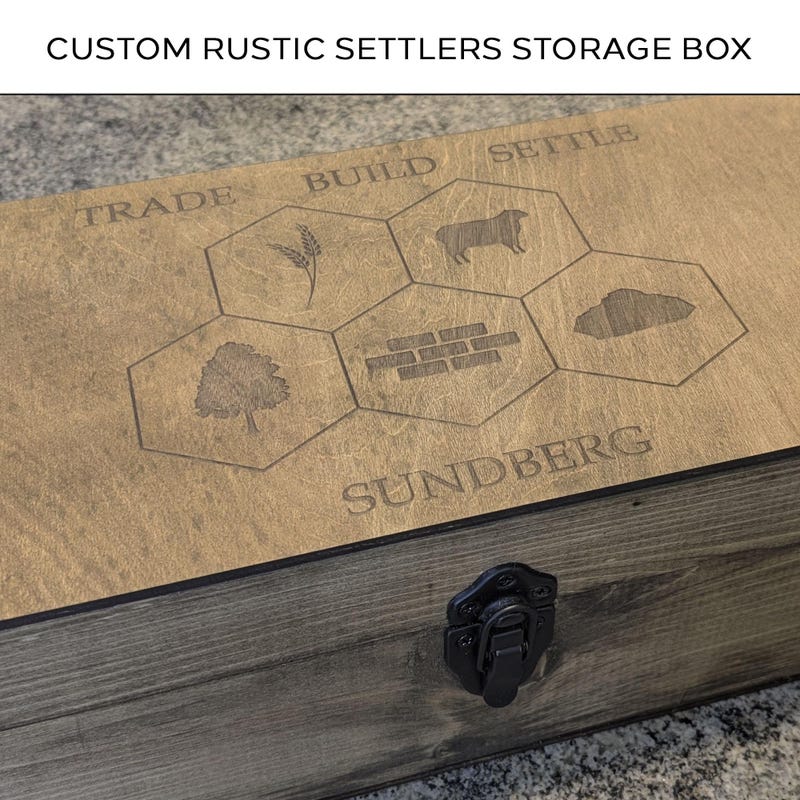 Catan Pieces Personalized - Etsy