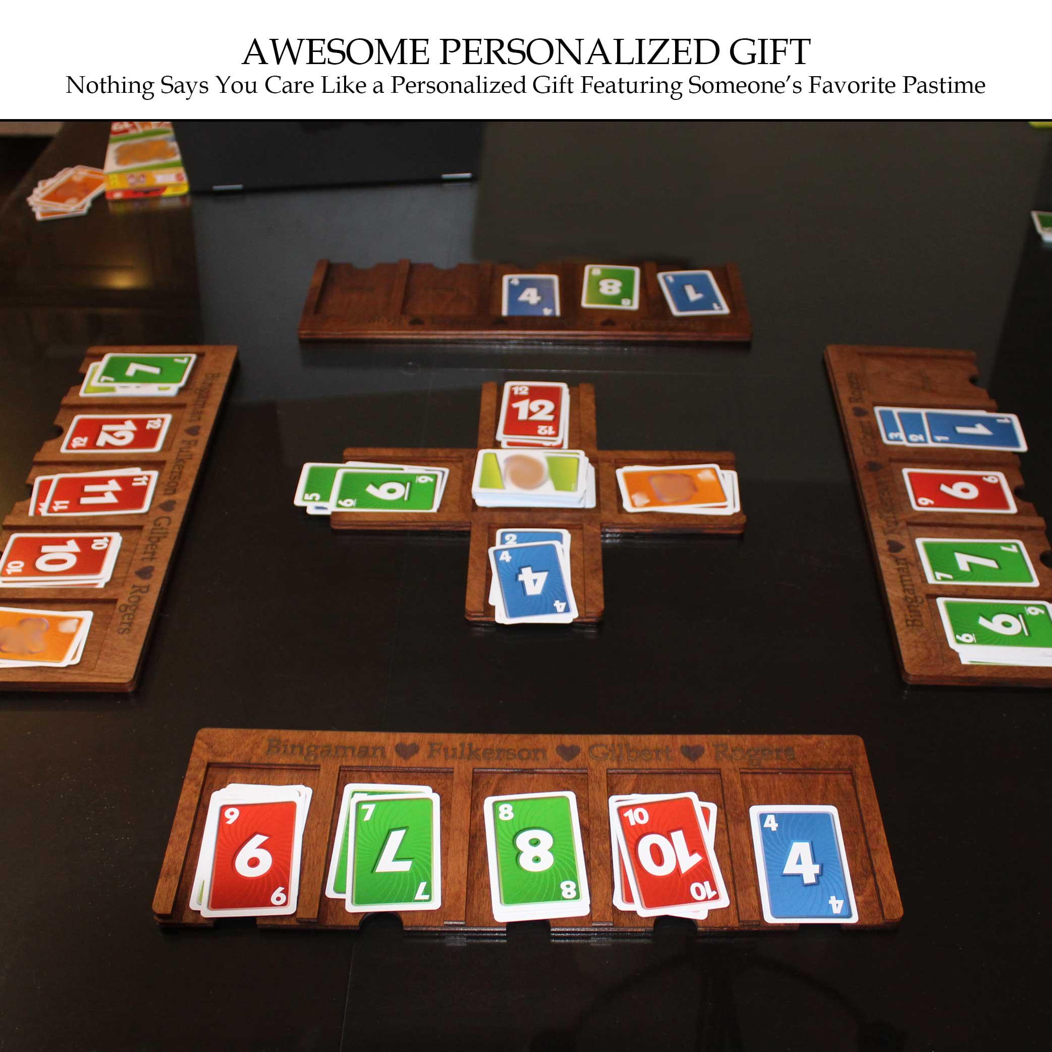 Personalized Card Game Trays Compatible With SKIPBO - Personalized Card ...
