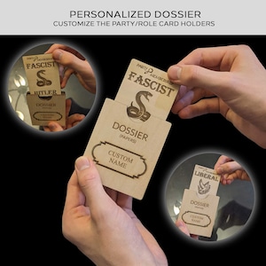 Personalized Secret Hitler Game Board Upgrade - 5-6, 7-8, 9-10 Players ...