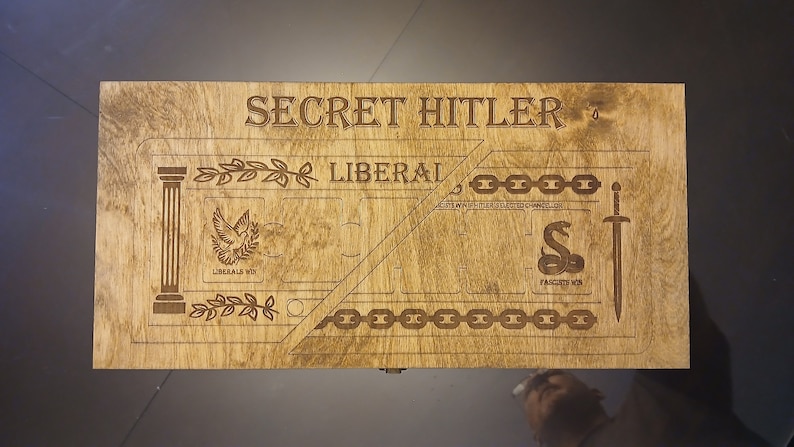 Personalized Storage Box for Custom Secret Hitler Game Board Game and ...