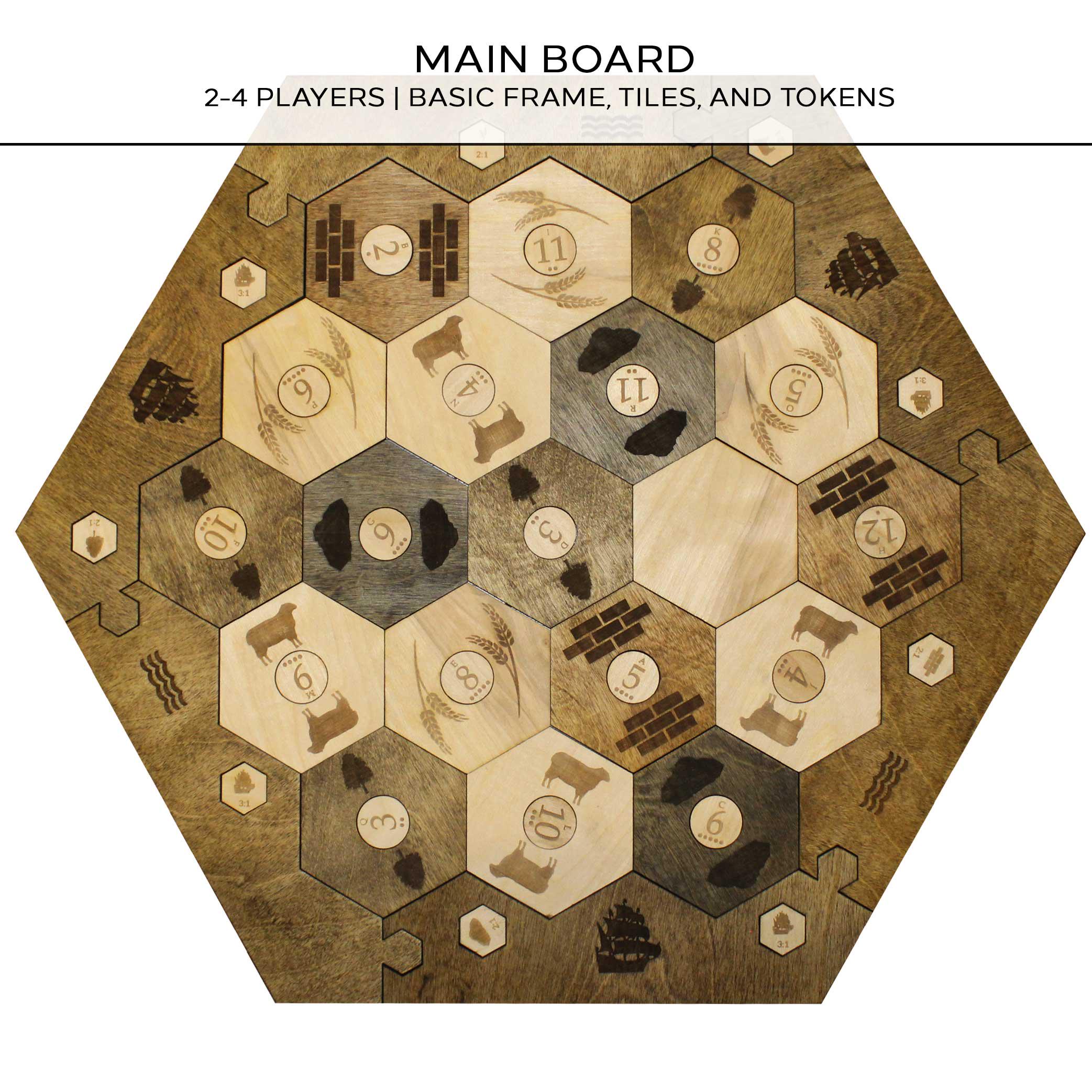 Personalized Settlers Storage Box for Settlers of Catan Game Board Game ...