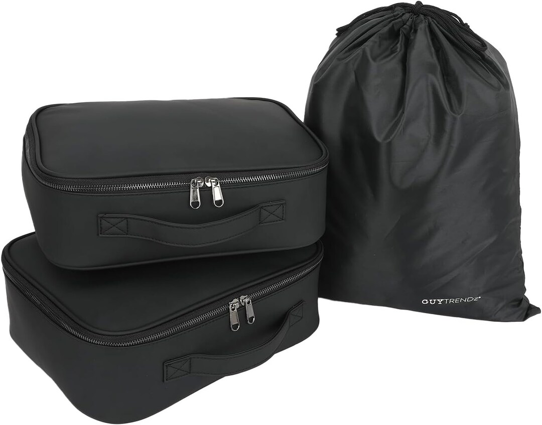 Eco-leather Packing Cubes for Travel, Durable Packing Cubes, Suitcase ...