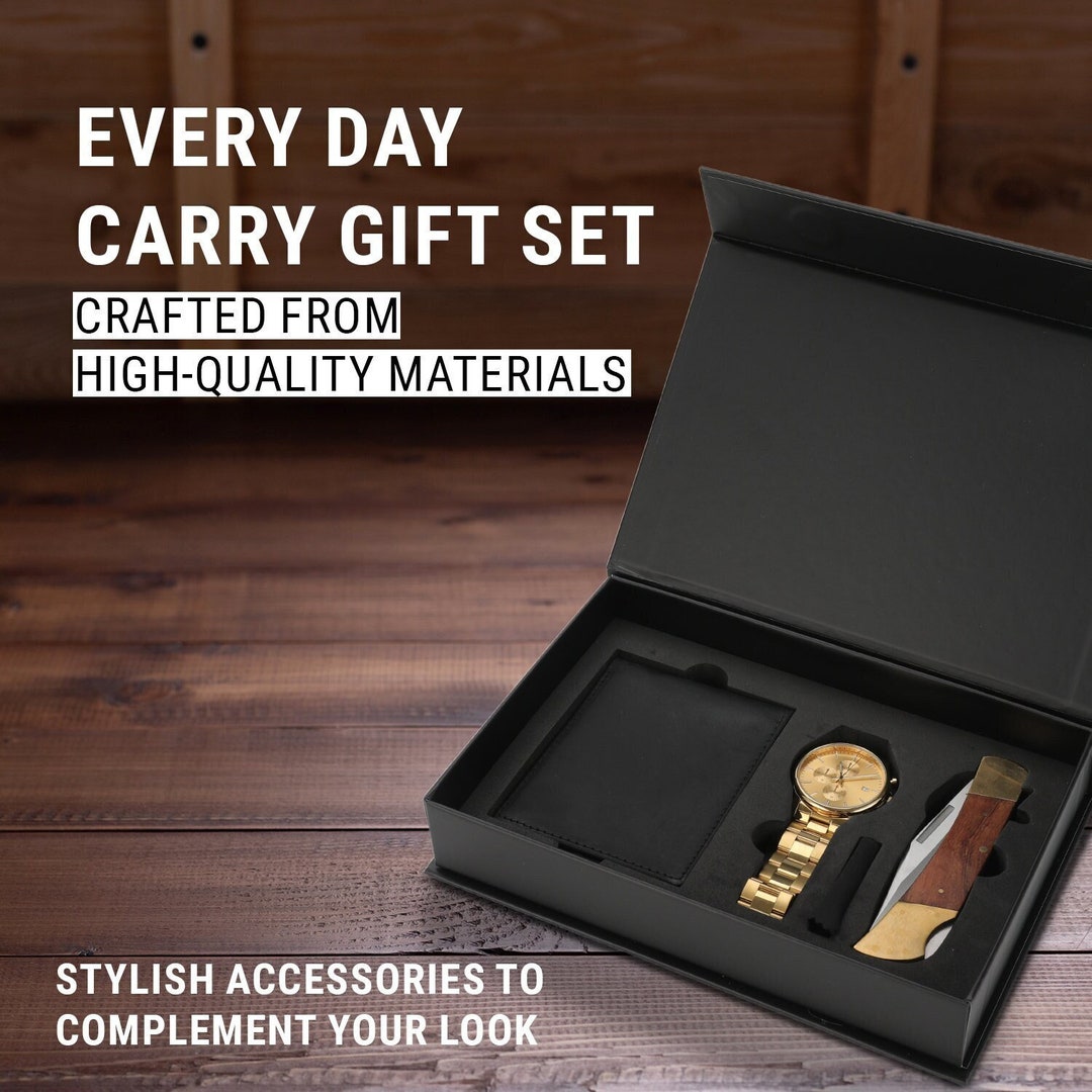 Classic Every Day Carry Gift Set for Men EDC Gift Set Men Every Day ...