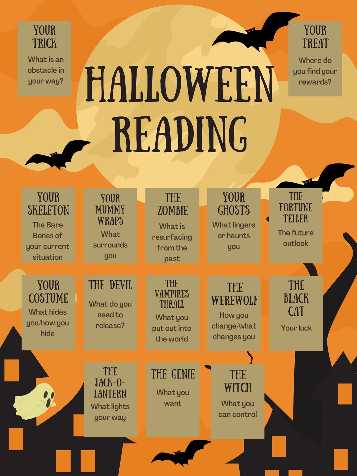 Halloween Reading - Etsy