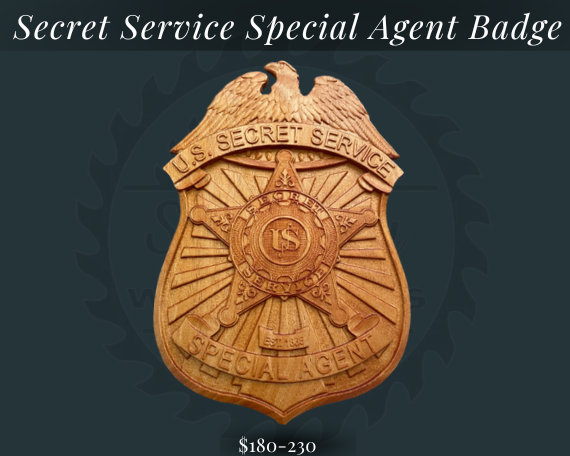 Secret Service Agents Badge