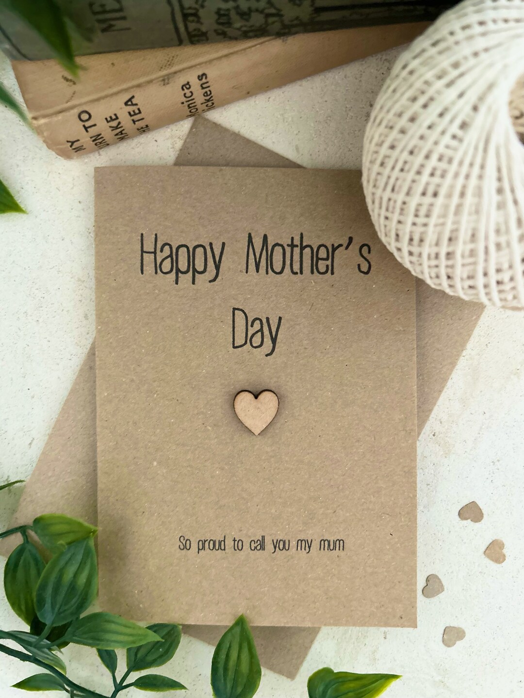 Rustic Happy Mothers Day Fathers Day Card Proud Dad Daddy Father Mum ...