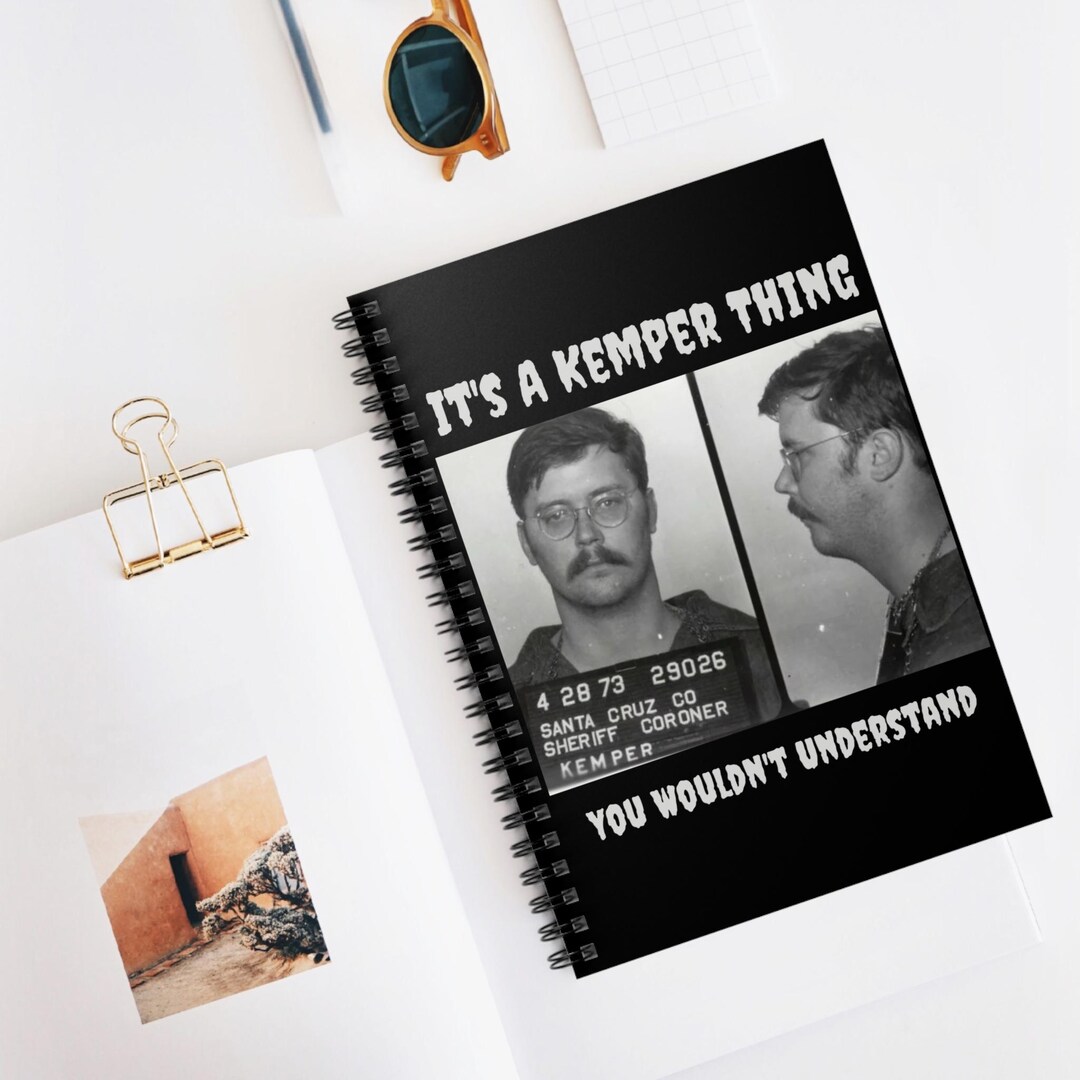 True Crime Spiral Notebook - Ruled Line, Ed Kemper Mind Hunter Serial ...