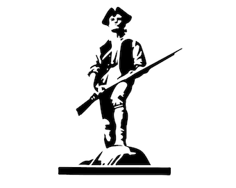 Minuteman Svg | Etsy