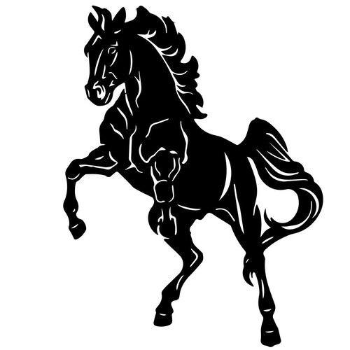 Stallion Horse Svg Dxf Eps Png Jpg Vector Art Clipart - Etsy