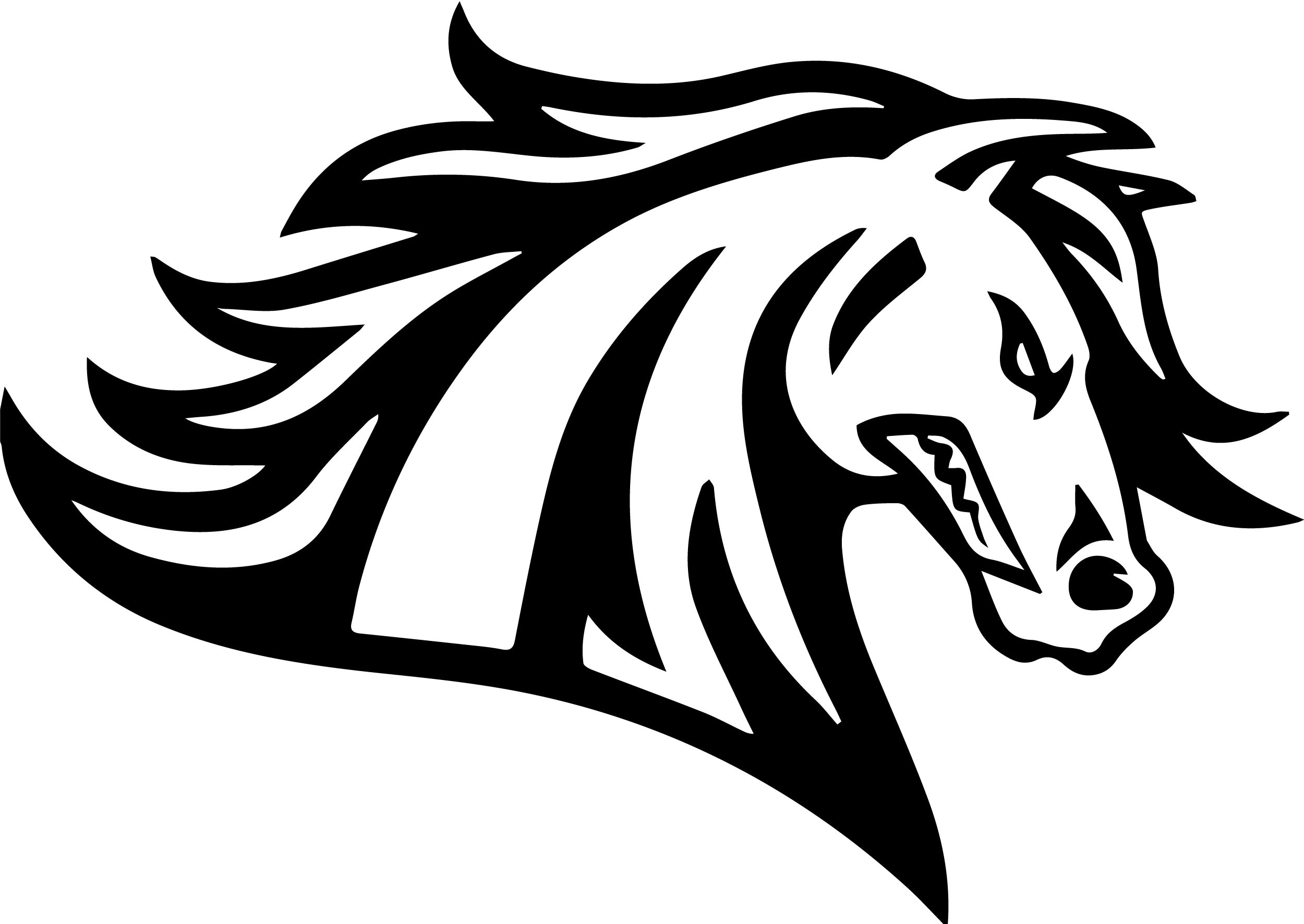 Mustang SVG PNG EPS dxf jpg digital download | Etsy