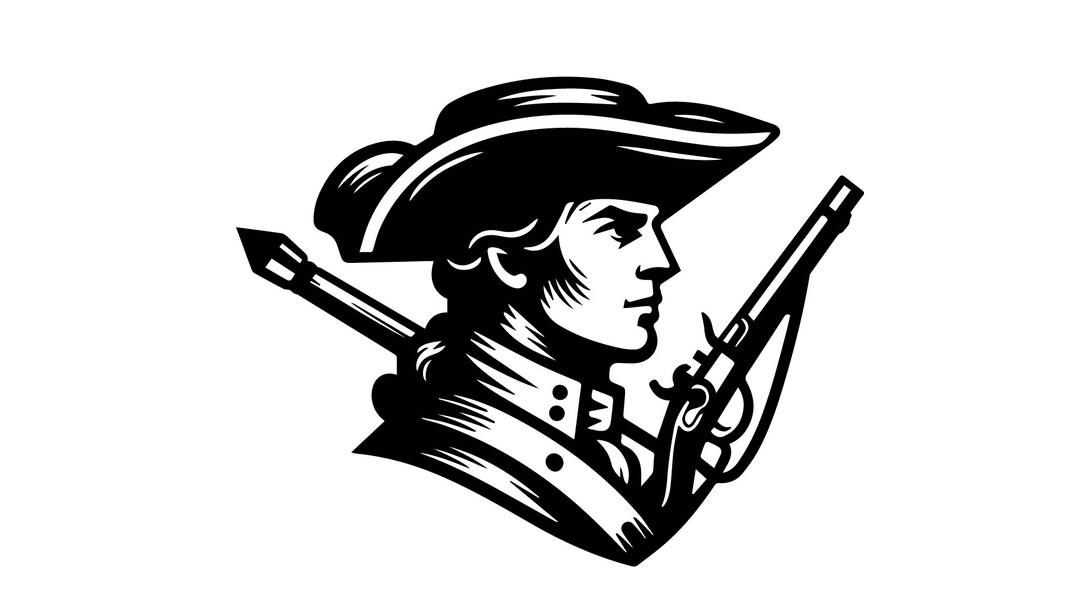 Minuteman, American Patriot Mascot, Logo, Patriotic SVG, PNG, EPS, Jpg ...