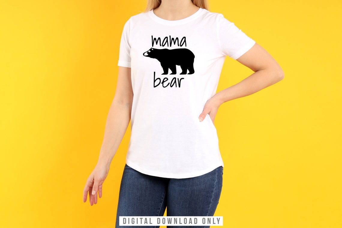 Mama Bear SVG, PNG, EPS, Jpg Digital Download - Etsy