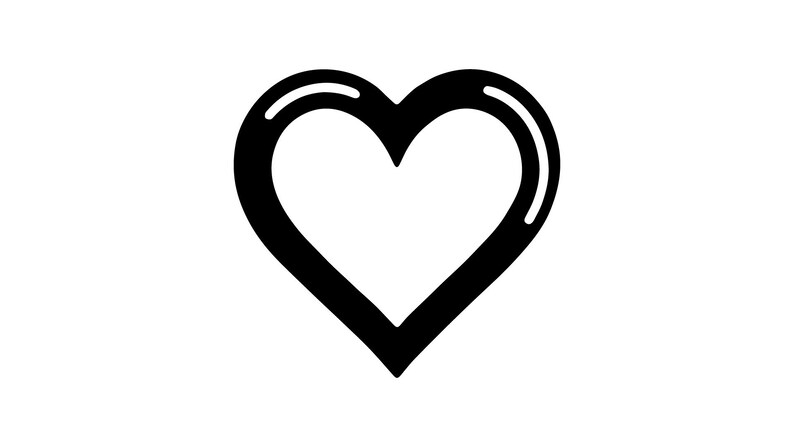 Heart Simple Design SVG, PNG, EPS, Jpg Digital Download - Etsy