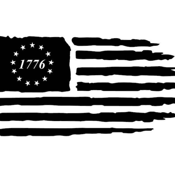 Distressed Flag 1776 Svg - Etsy Ireland